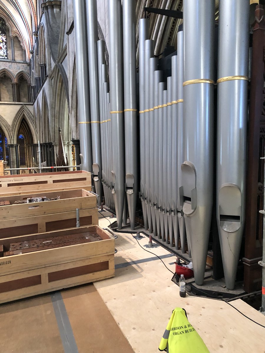 Blencowe Scaffolding assist with the organ restoration at Salisbury ...