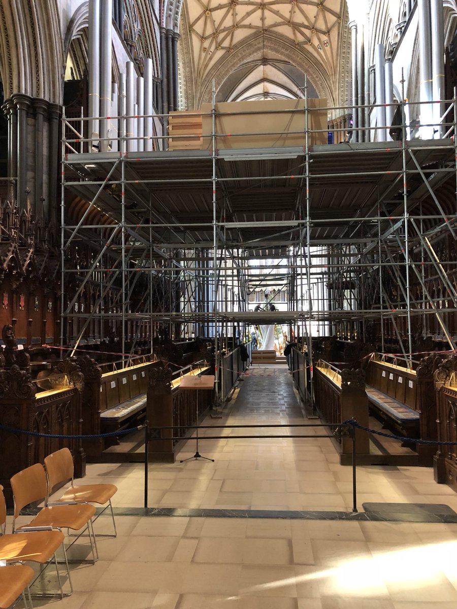 Blencowe Scaffolding assist with the organ restoration at Salisbury ...